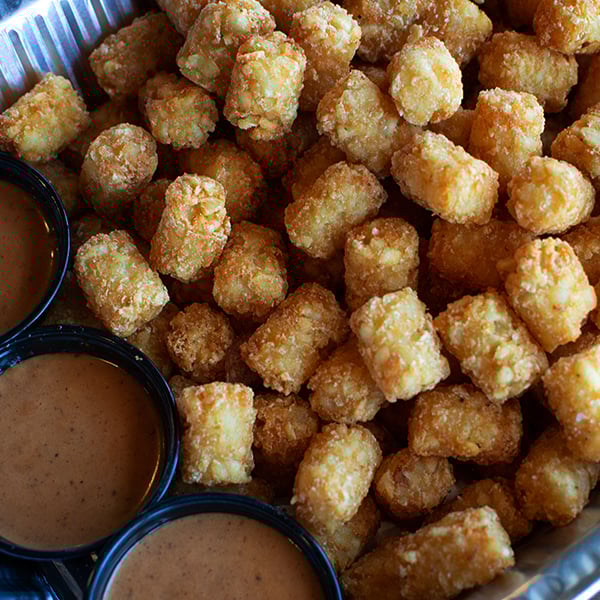 tots and bad daddy's sauce