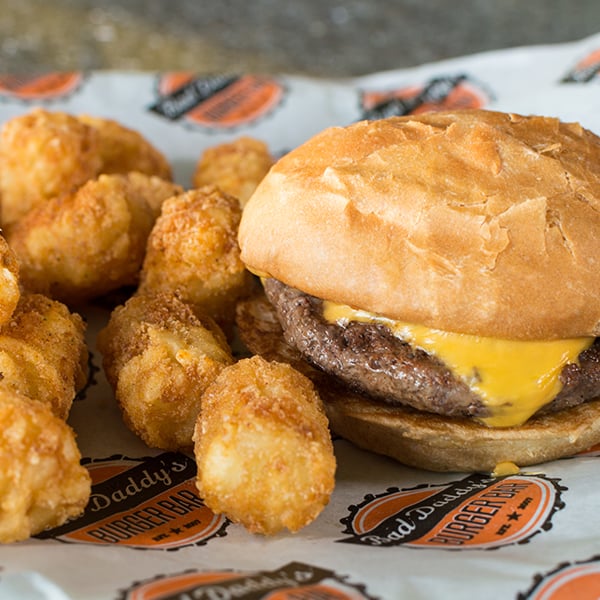 kids cheeseburger slider